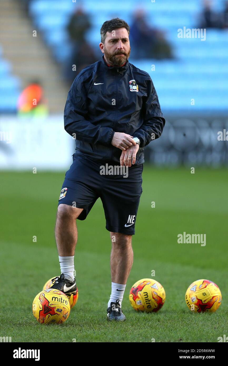 Coventry City First Team coach Nicky Eaden Stock Photo - Alamy