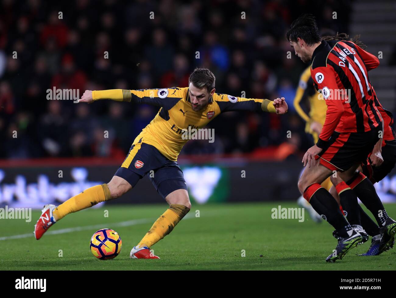Football goal full length shoots hi-res stock photography and images ...