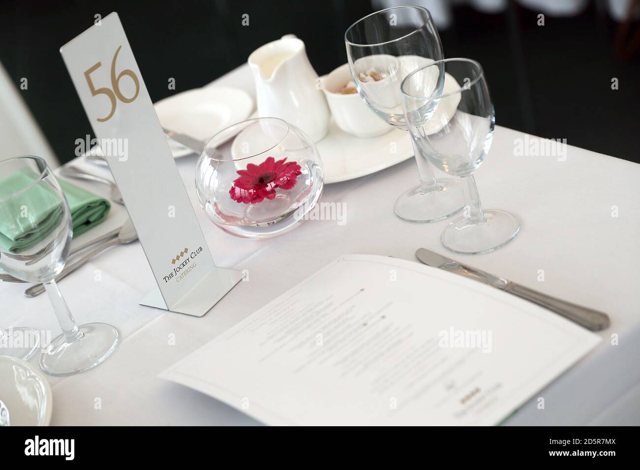 A general view of the hospitality in the Horseshoe Restaurant at ...