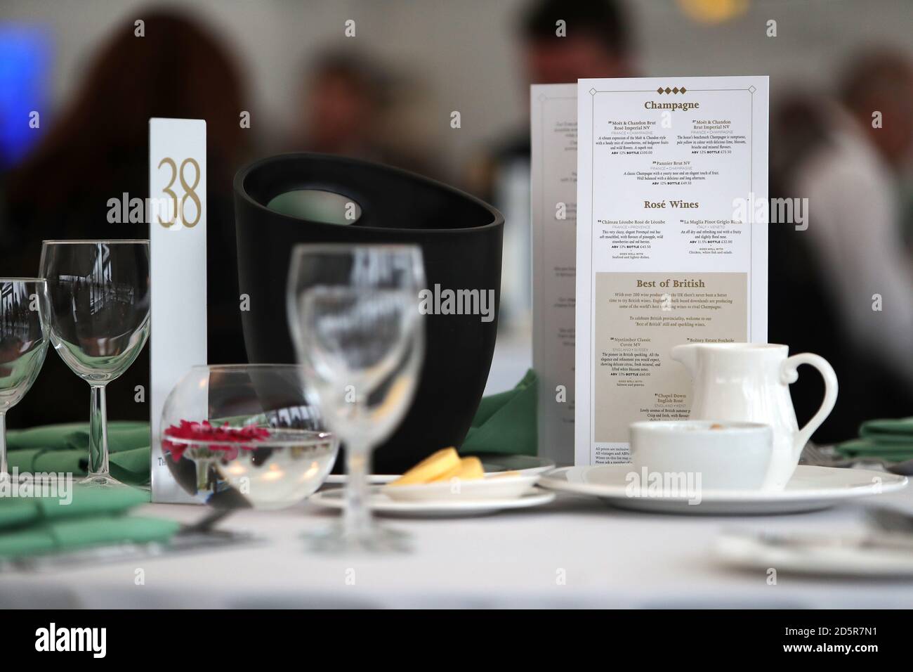 A general view of the hospitality in the Horseshoe Restaurant at ...