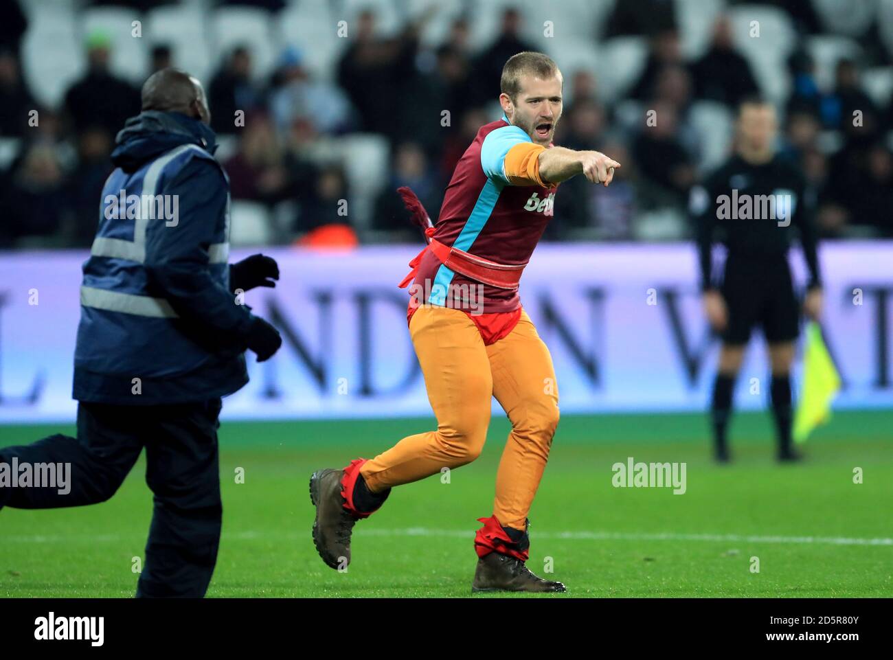 A pitch invader on the pitch Stock Photo - Alamy
