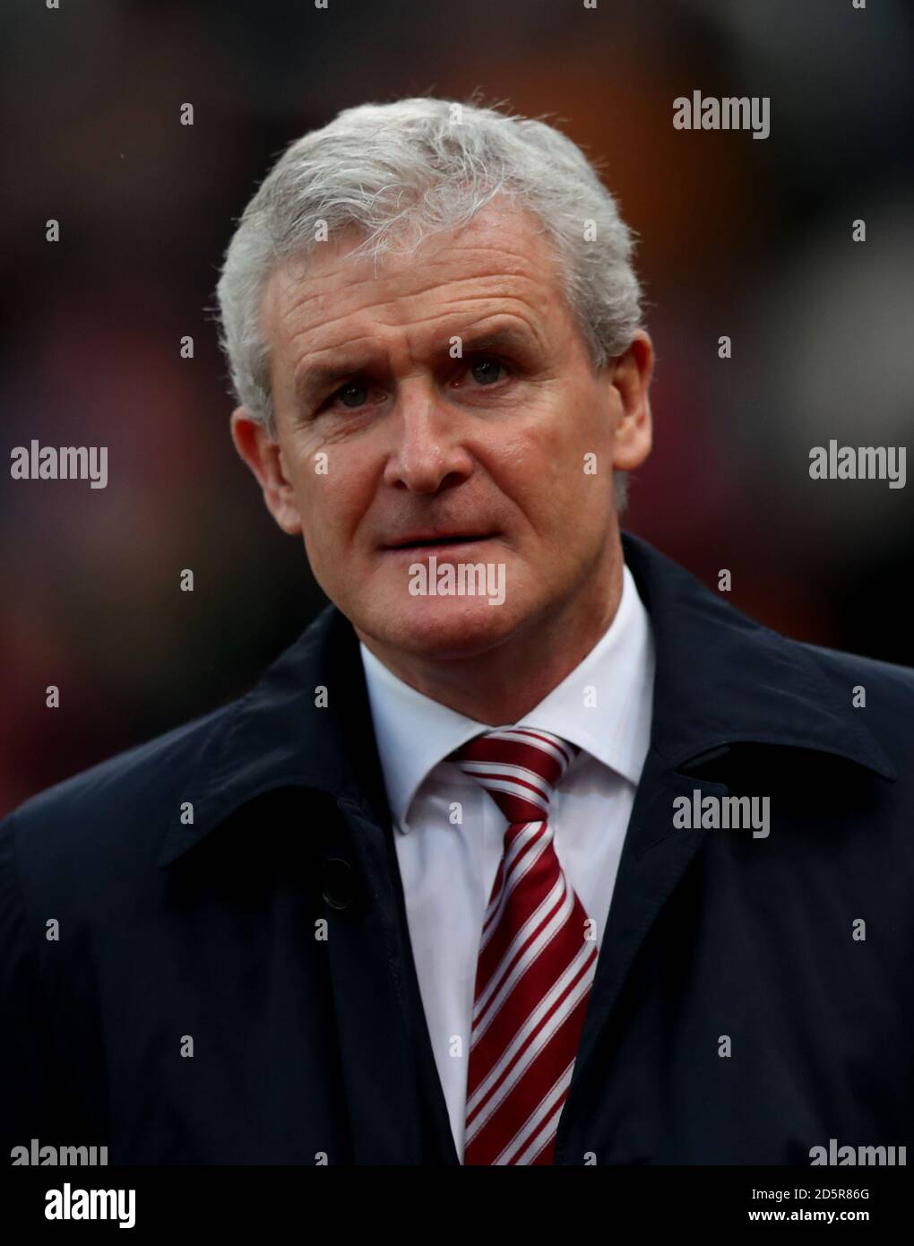 Stoke City manager Mark Hughes Stock Photo - Alamy