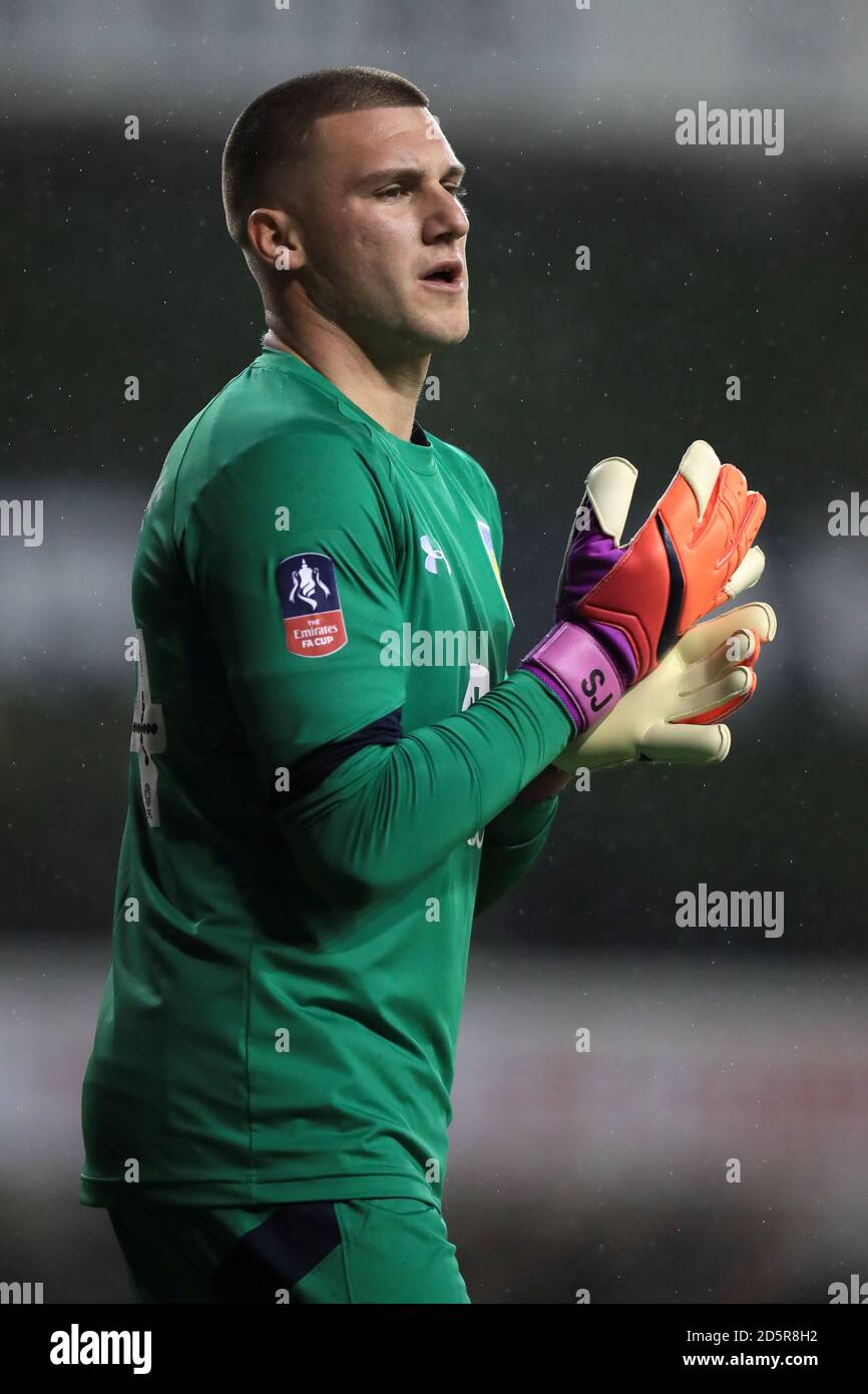Aston Villa goalkeeper Sam Johnstone Stock Photo - Alamy