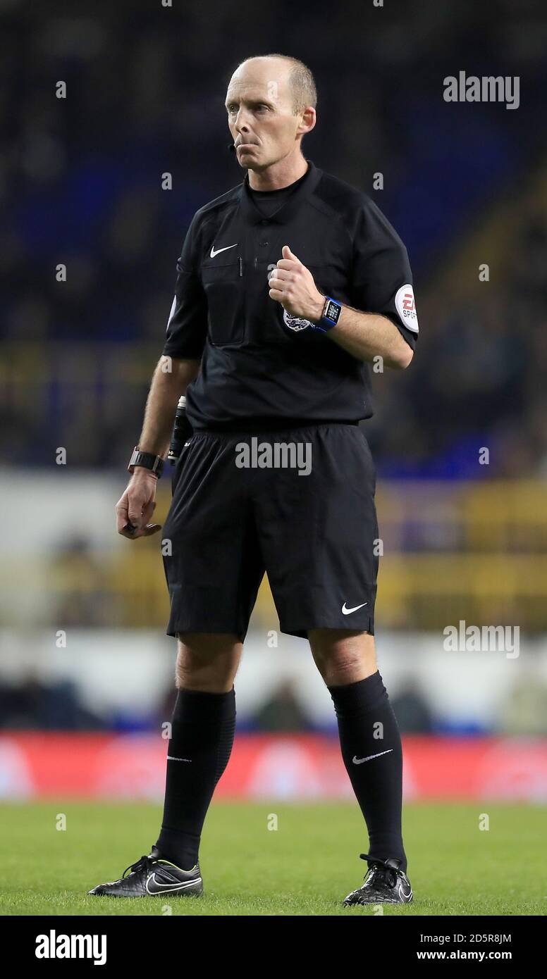 Referee Mike Dean Stock Photo - Alamy