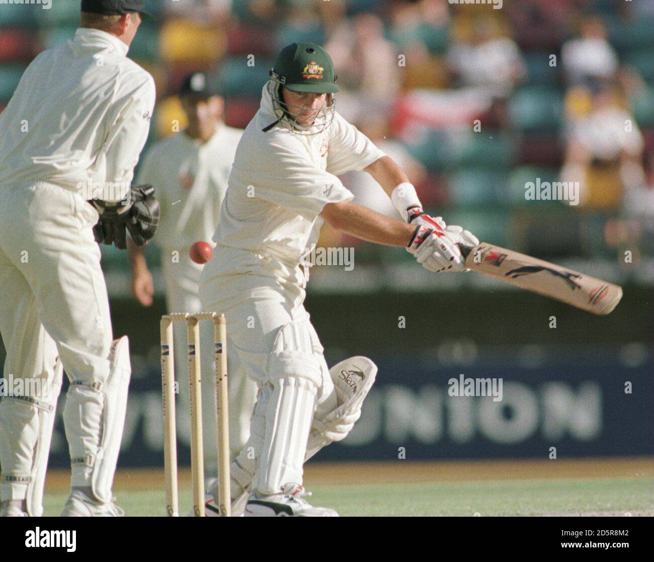 Australia's Mark Waugh against England Stock Photo - Alamy