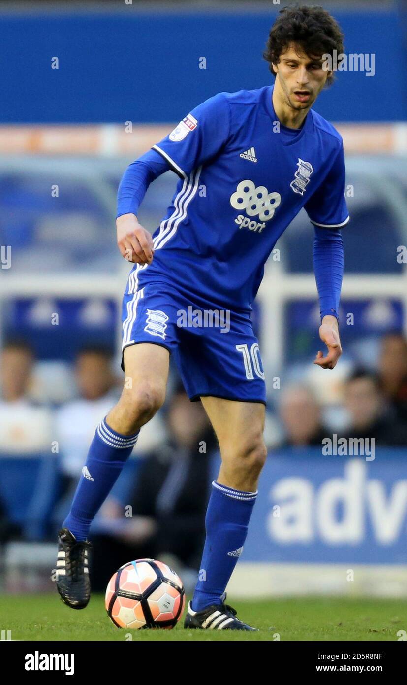 Birmingham City's Diego Fabbrini Stock Photo - Alamy