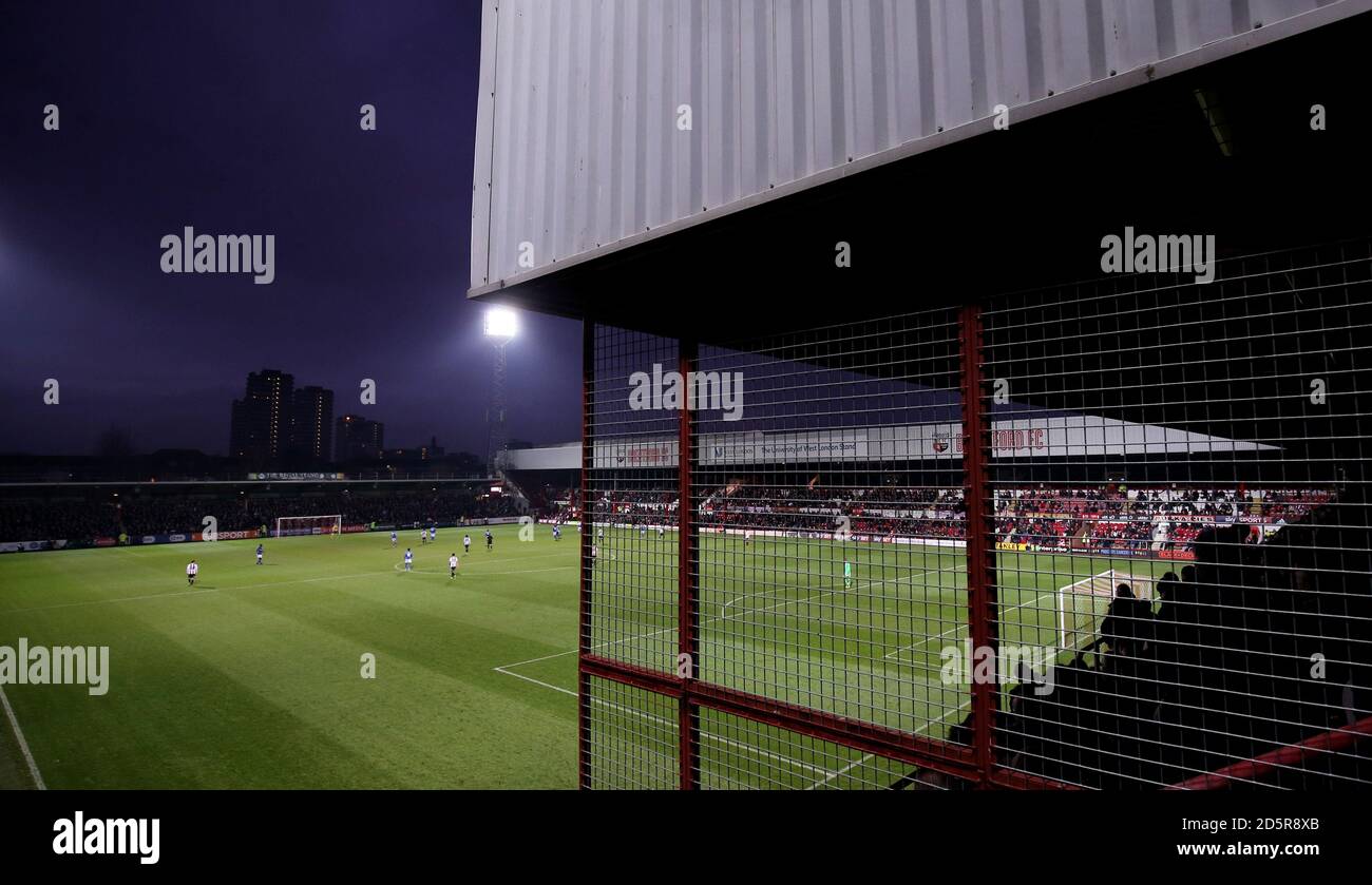 A general view of the pitch from the stands Stock Photo - Alamy