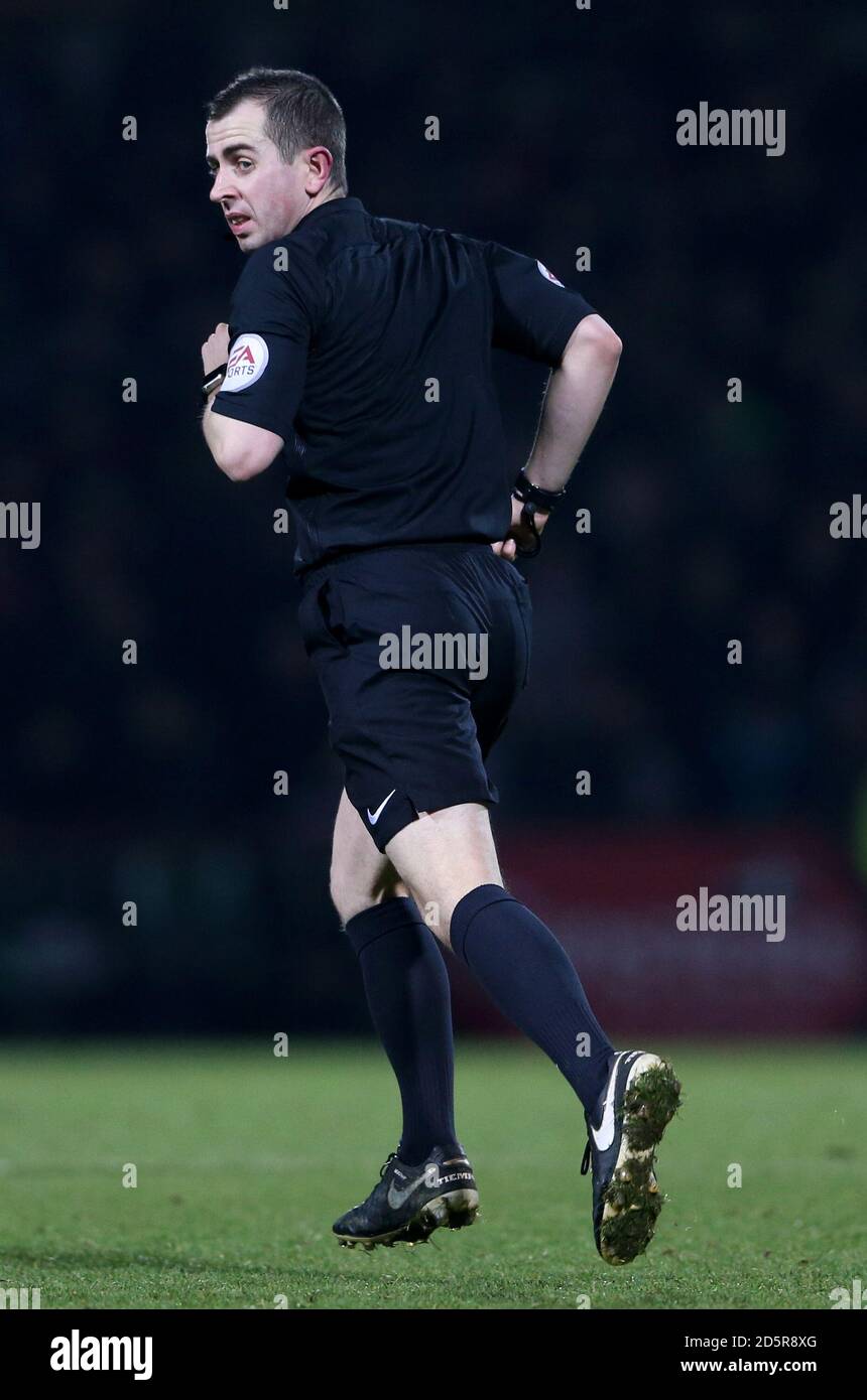 Referee Peter Bankes Stock Photo - Alamy