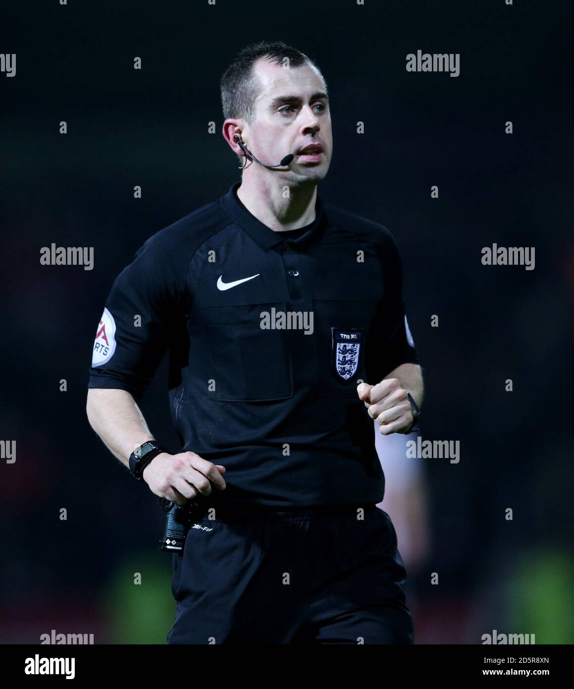 Referee Peter Bankes Stock Photo - Alamy