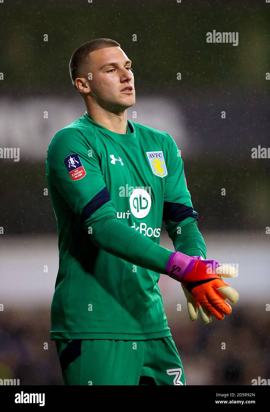 Goalkeeper Sam Johnstone, Aston Villa Stock Photo - Alamy