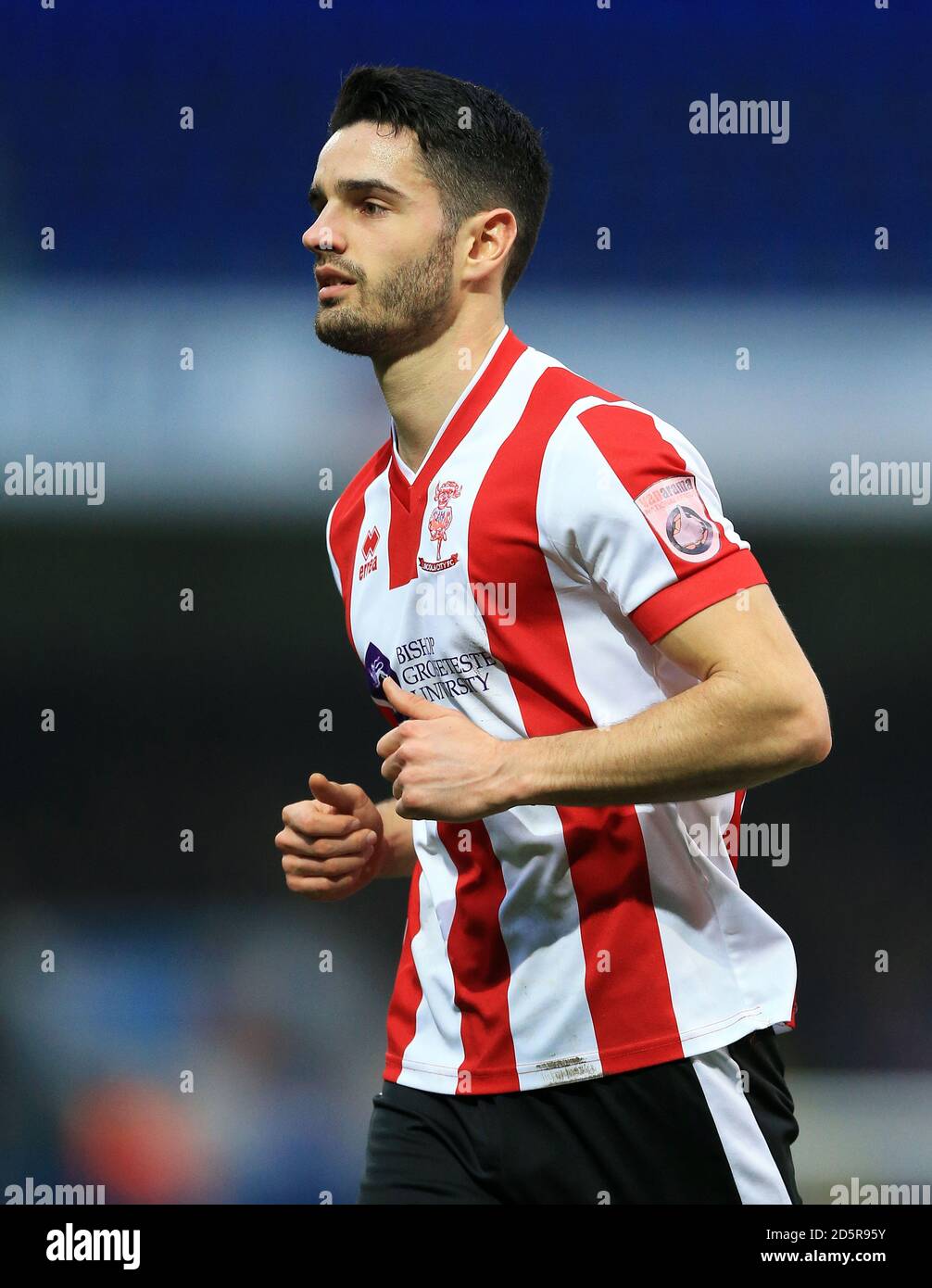 Lincoln City's Sam Habergham Stock Photo - Alamy