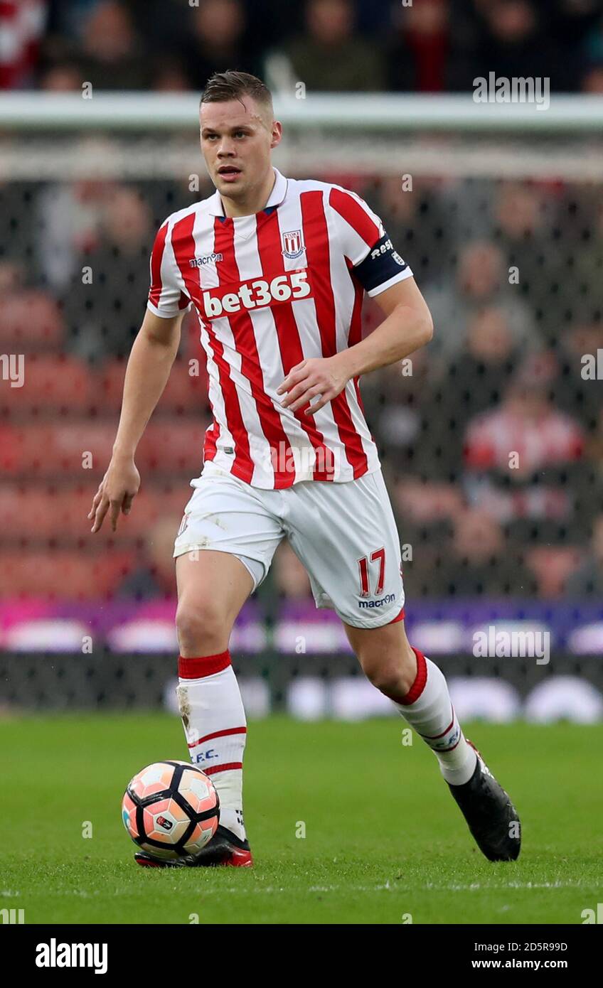 Stoke City's Ryan Shawcross Stock Photo - Alamy