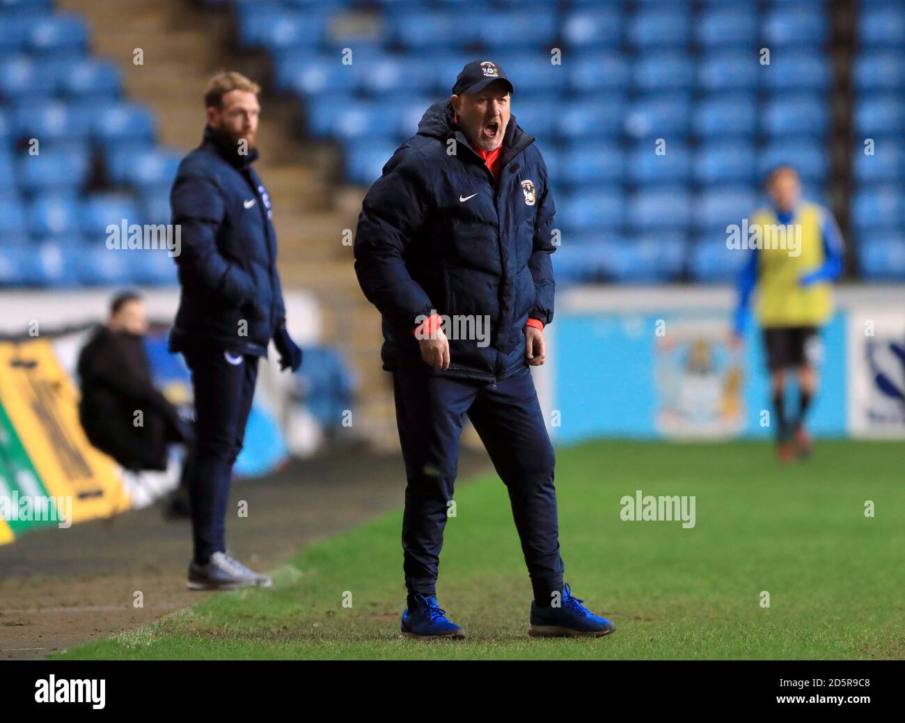 Coventry City manager Russell Slade on the touchline Stock Photo - Alamy