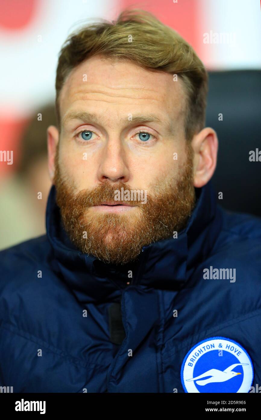 Brighton & Hove Albion under-23 coach Simon Rusk Stock Photo - Alamy