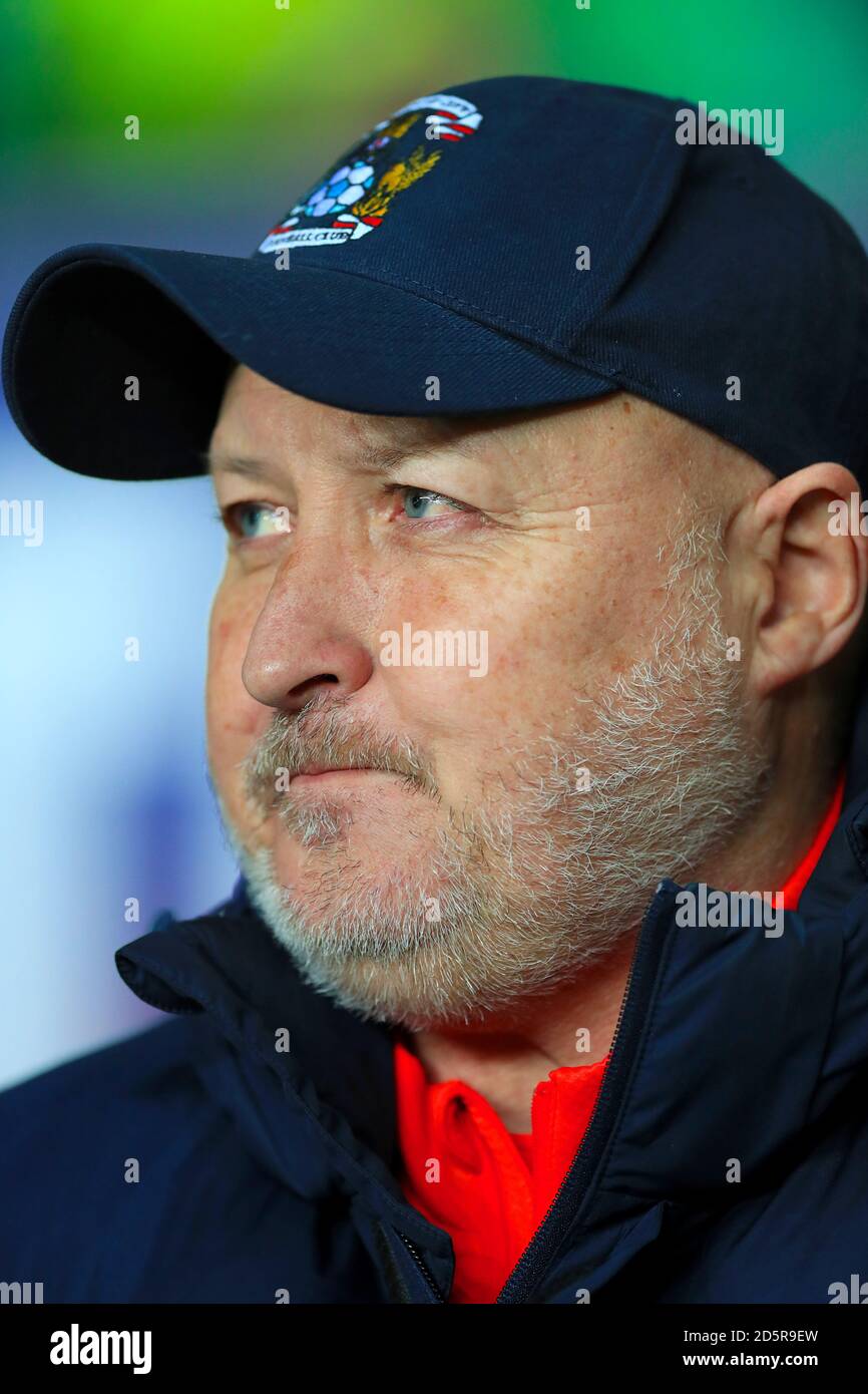 Coventry City manager Russell Slade Stock Photo - Alamy