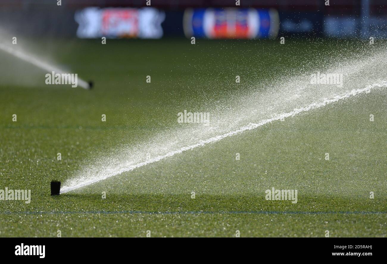 Football Pitch Sprinklers High Resolution Stock Photography and Images ...