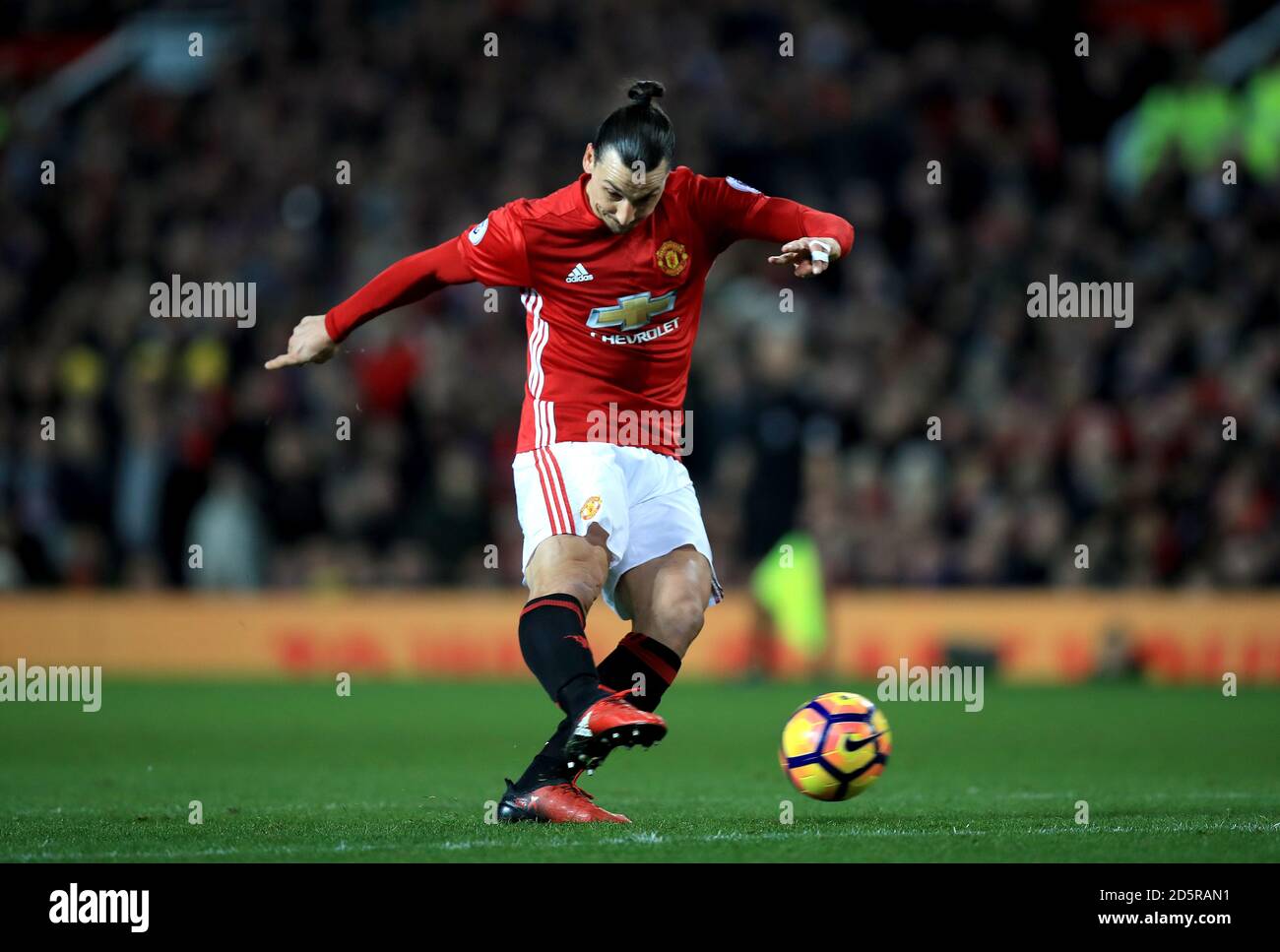 Manchester United's Zlatan Ibrahimovic in action Stock Photo - Alamy