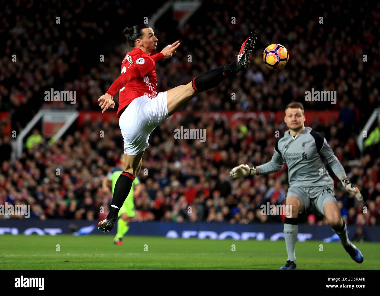 Manchester United's Zlatan Ibrahimovic in action Stock Photo - Alamy