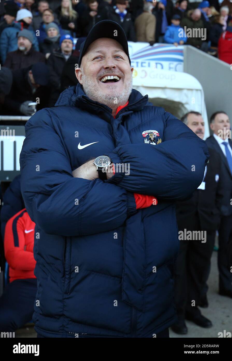 Coventry City manager Russell Slade Stock Photo - Alamy