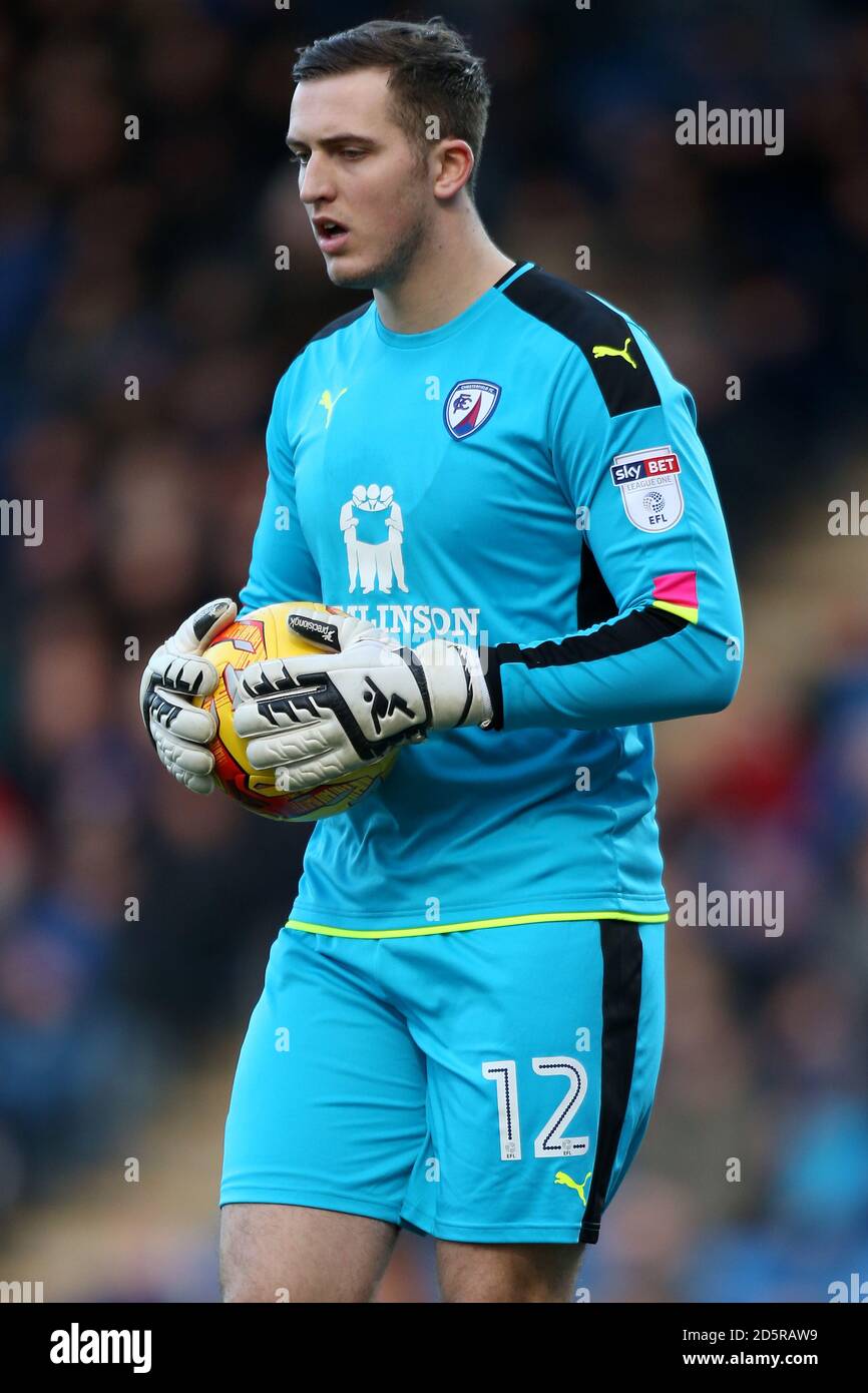 Chesterfield goalkeeper Ryan Fulton Stock Photo - Alamy