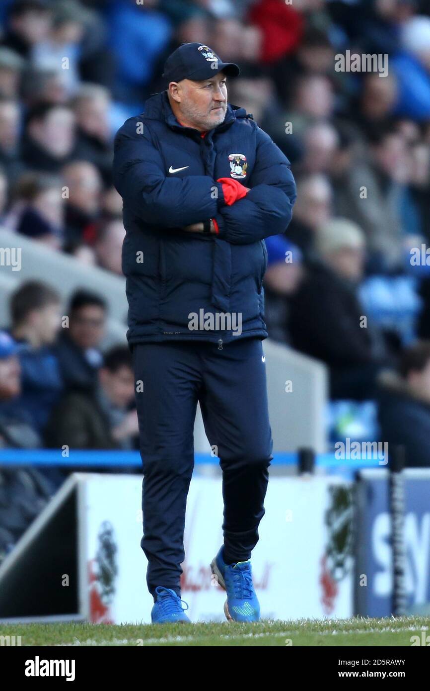 Coventry City manager Russell Slade Stock Photo - Alamy