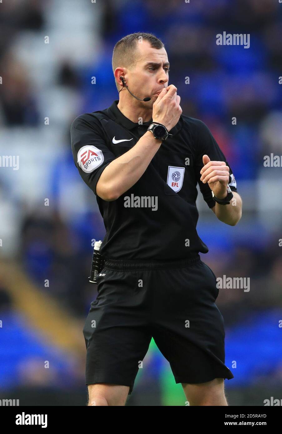 Referee Peter Bankes Stock Photo - Alamy