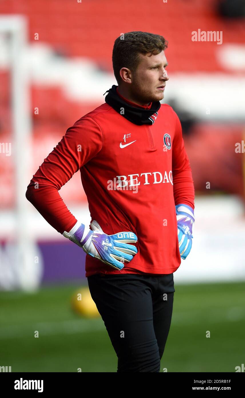 Dillon Phillips, Charlton Athletic goalkeeper Stock Photo - Alamy