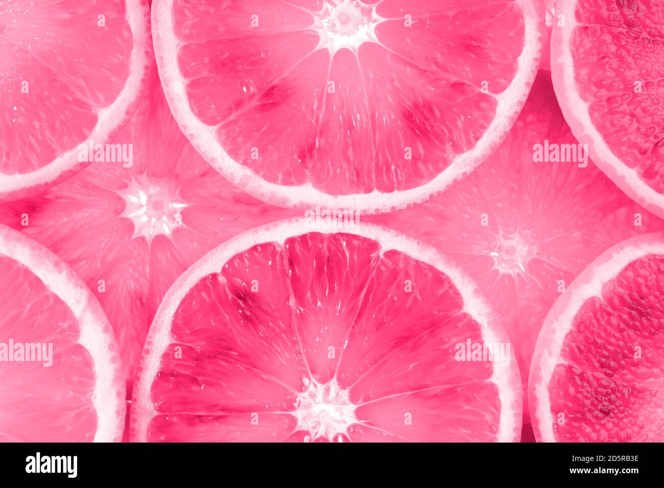 Fresh sliced pink fruit texture. Macro, top view, copy space. Juicy ...