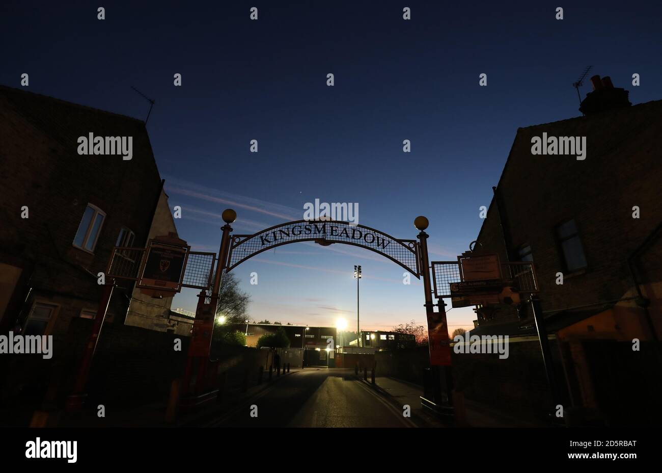 General view of the Cherry Red records stadium before kick off Stock ...