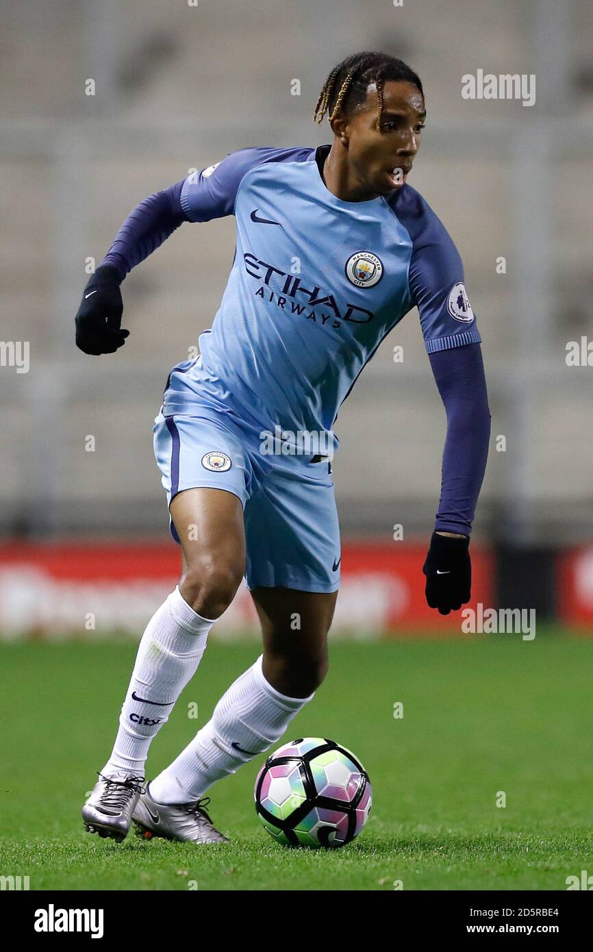 Manchester City's Demeaco Duhaney Stock Photo - Alamy