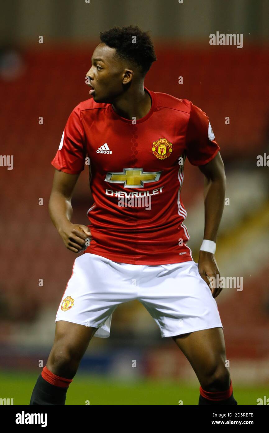Manchester United's Matthew Willock Stock Photo - Alamy