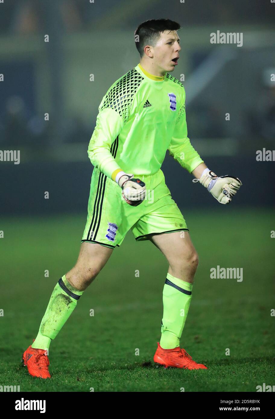 Birmingham City goalkeeper Adam Siviter Stock Photo - Alamy