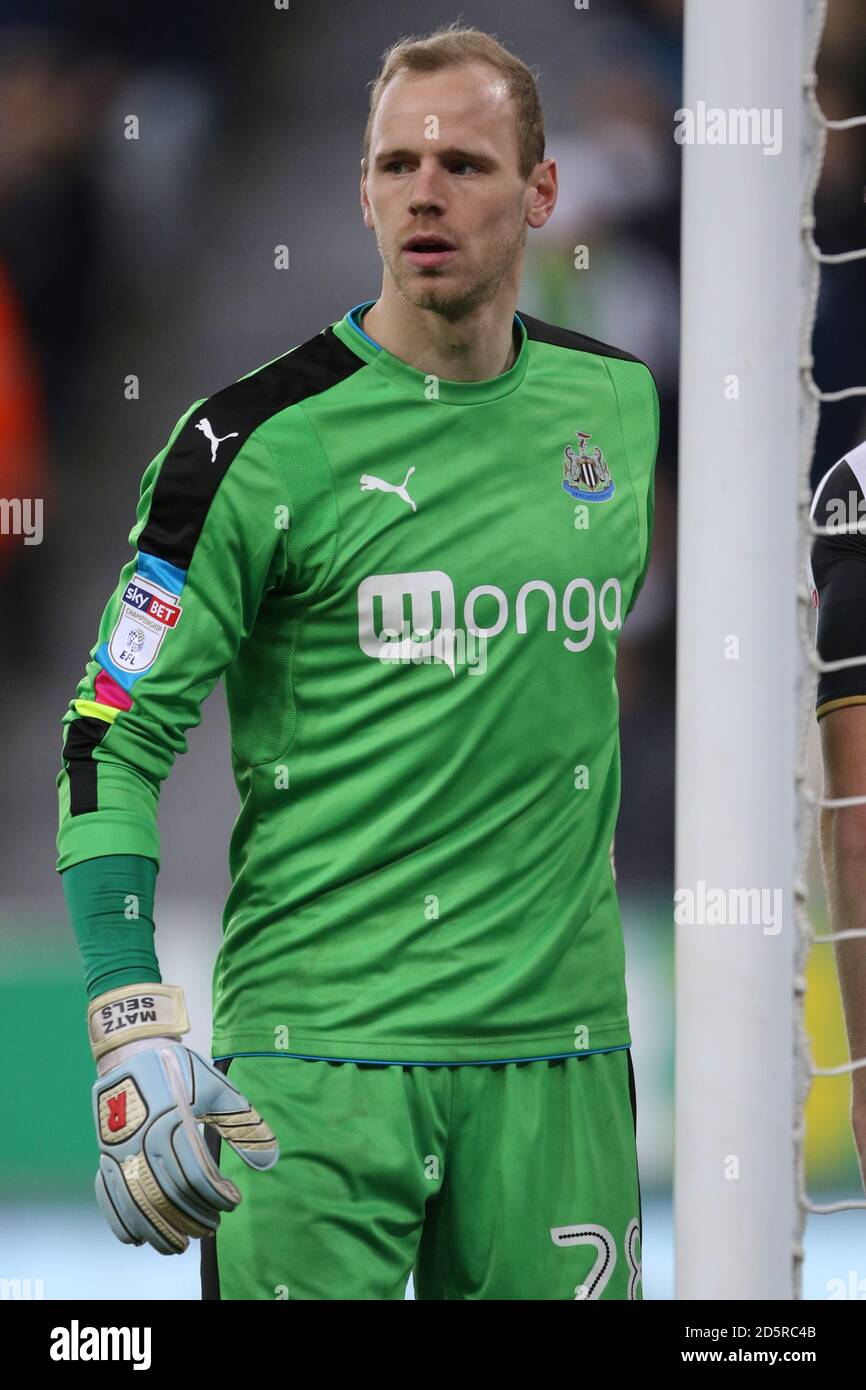 Newcastle United goalkeeper Matz Sels Stock Photo - Alamy