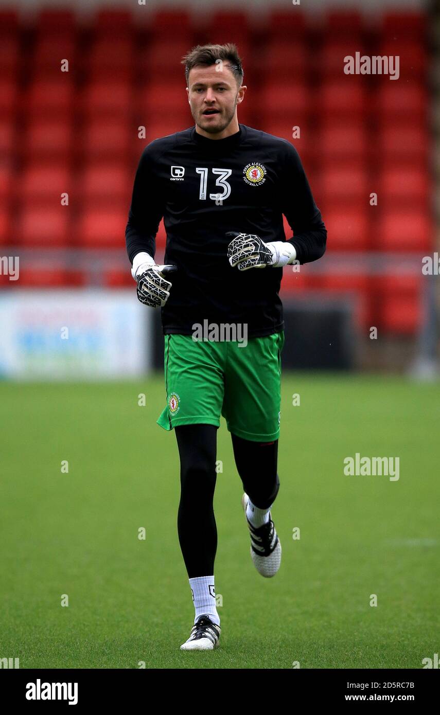 Dave Richards, Crewe Alexandra goalkeeper Stock Photo - Alamy
