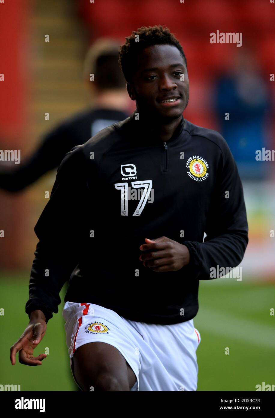 Daniel Udoh, Crewe Alexandra Stock Photo - Alamy