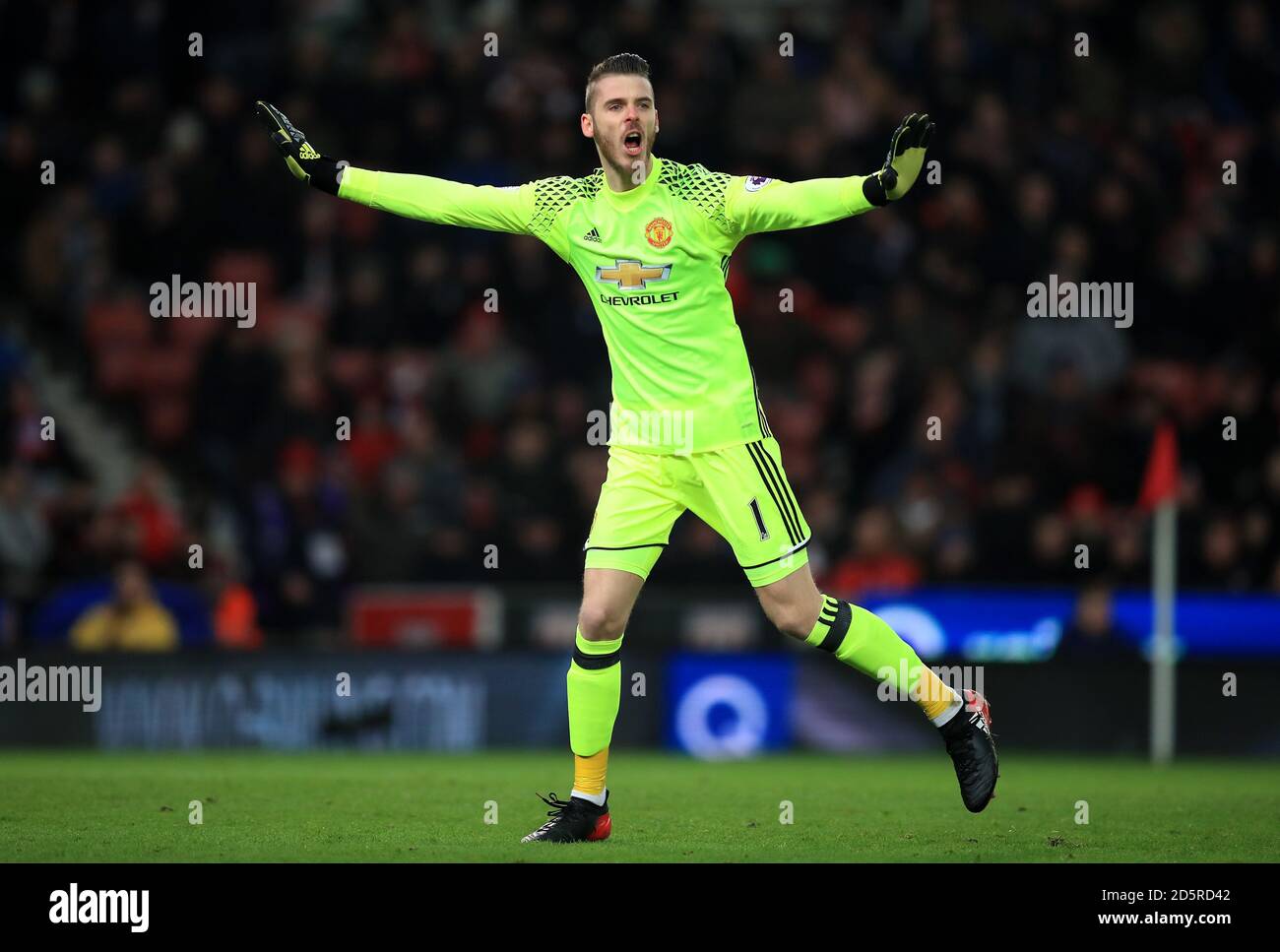 Manchester United goalkeeper David de Gea Stock Photo - Alamy