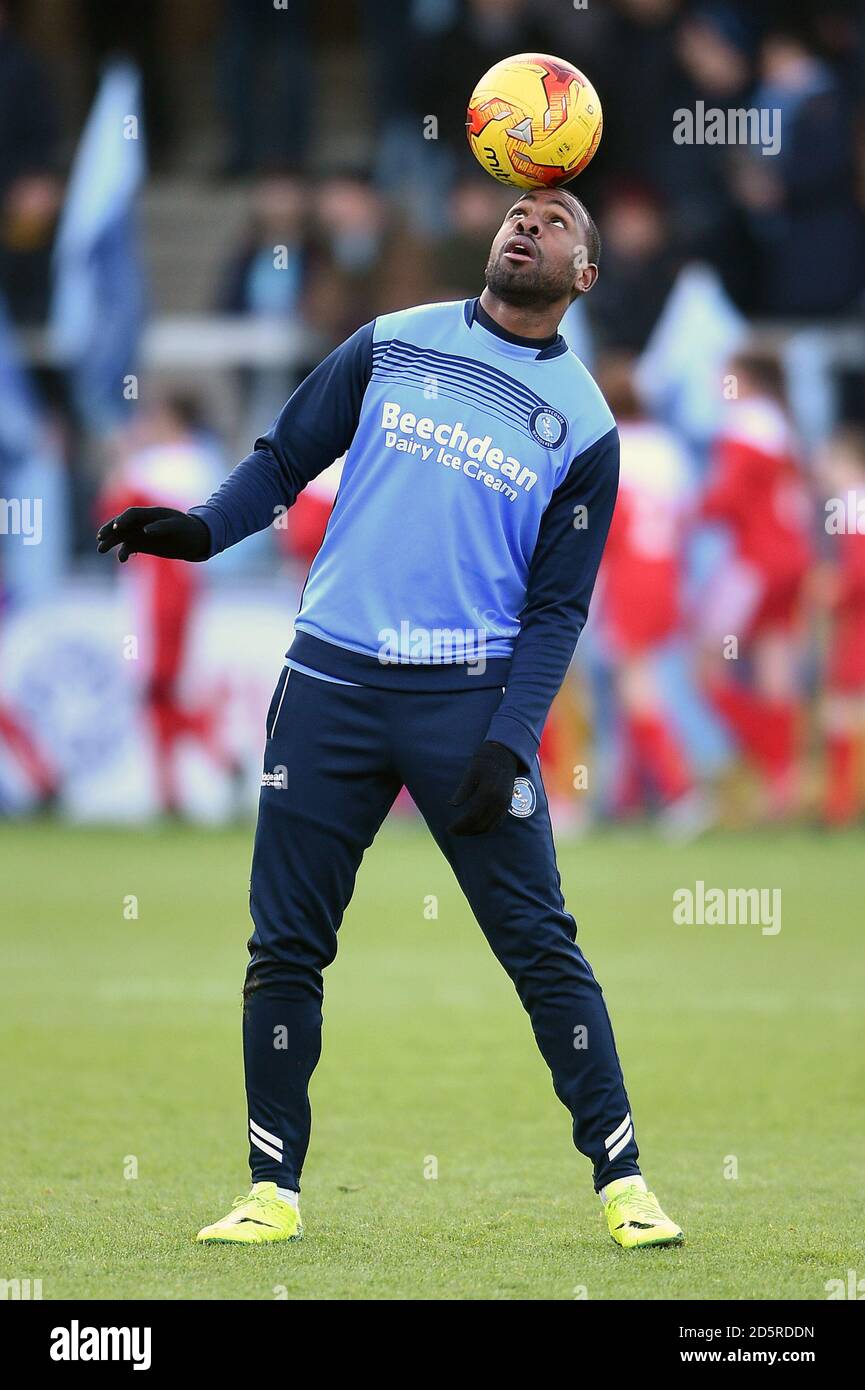 Wycombe Wanderers Myles Weston Stock Photo - Alamy