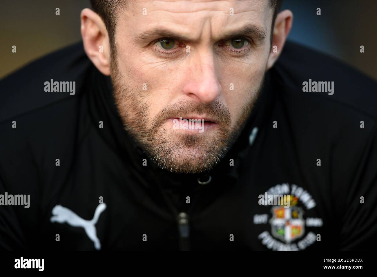 Luton Town's manager Nathan Jones Stock Photo - Alamy