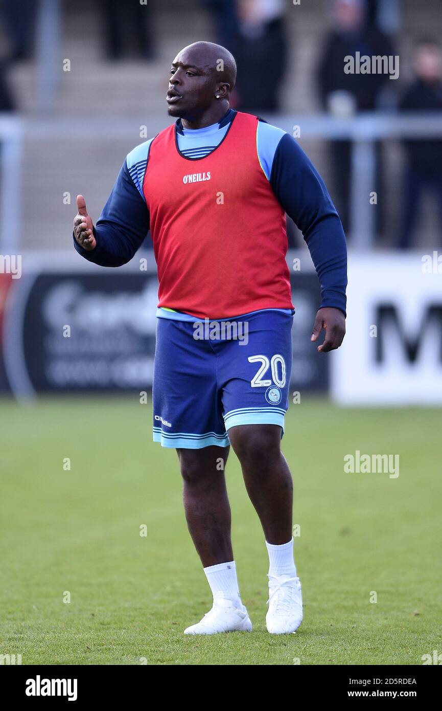 Wycombe Wanderers Adebayo Akinfenwa Stock Photo - Alamy