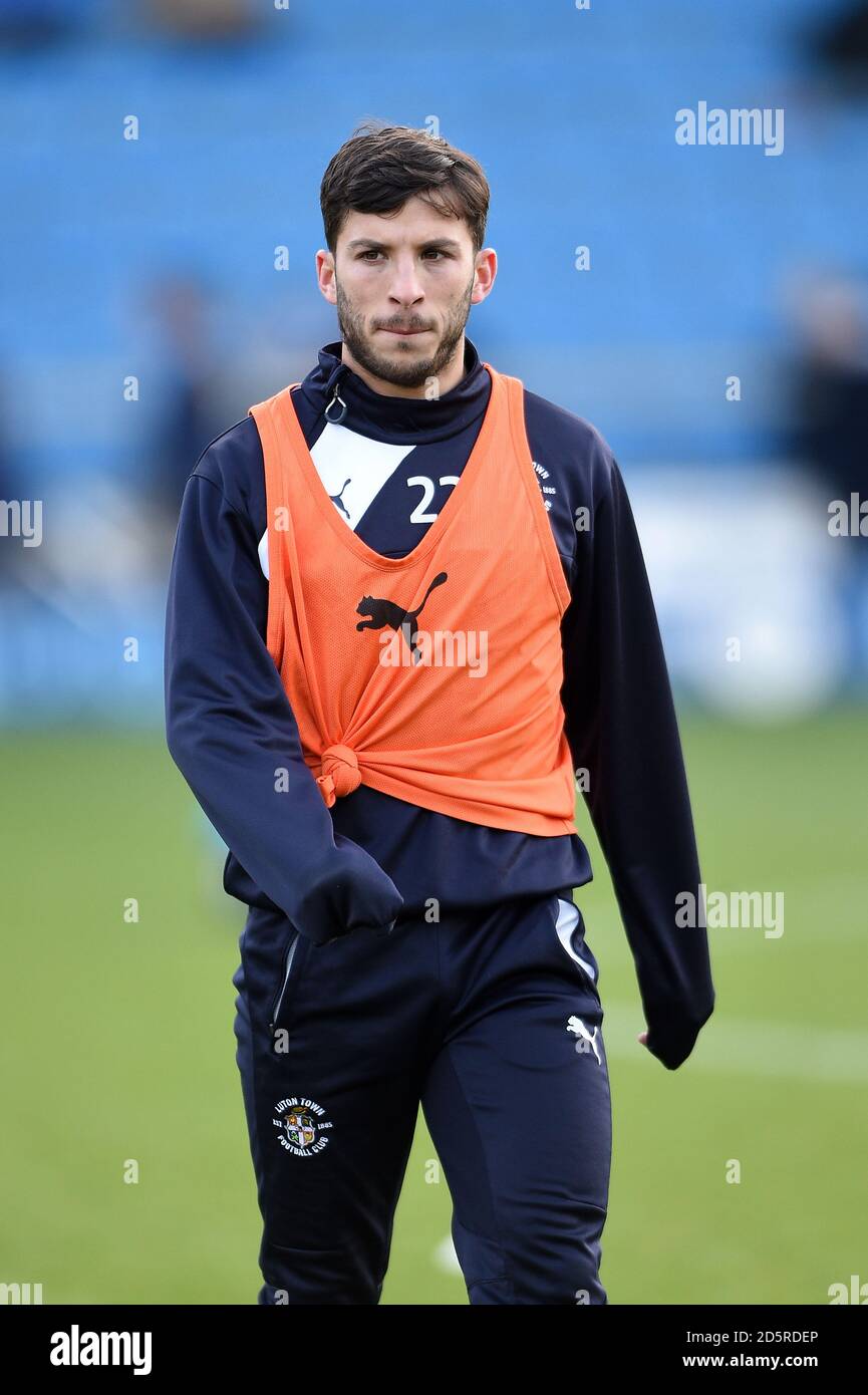 Luton Town's Luke Gambin Stock Photo - Alamy