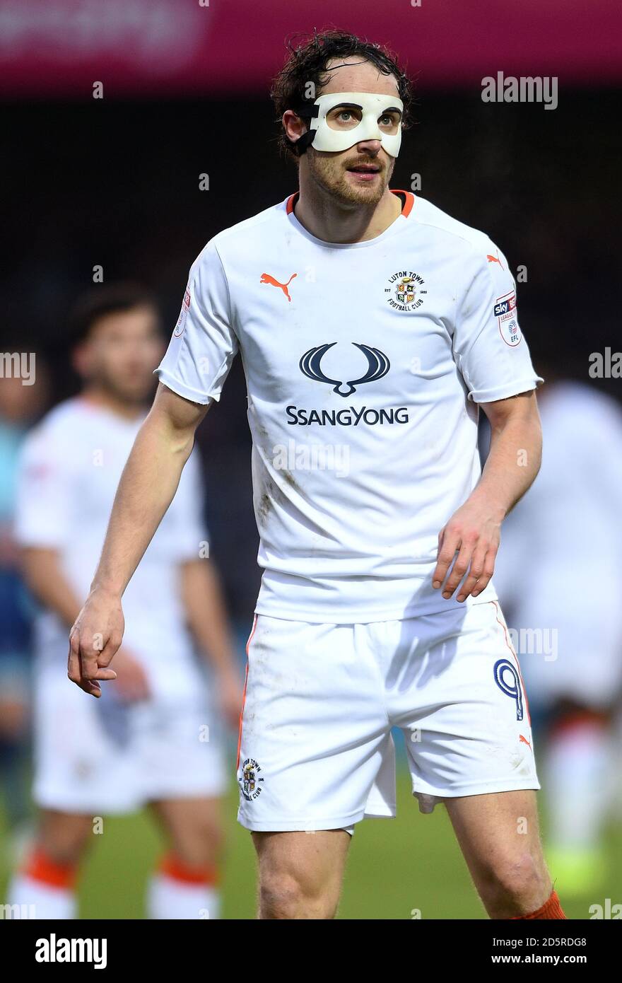 Luton Town's Danny Hylton Stock Photo - Alamy