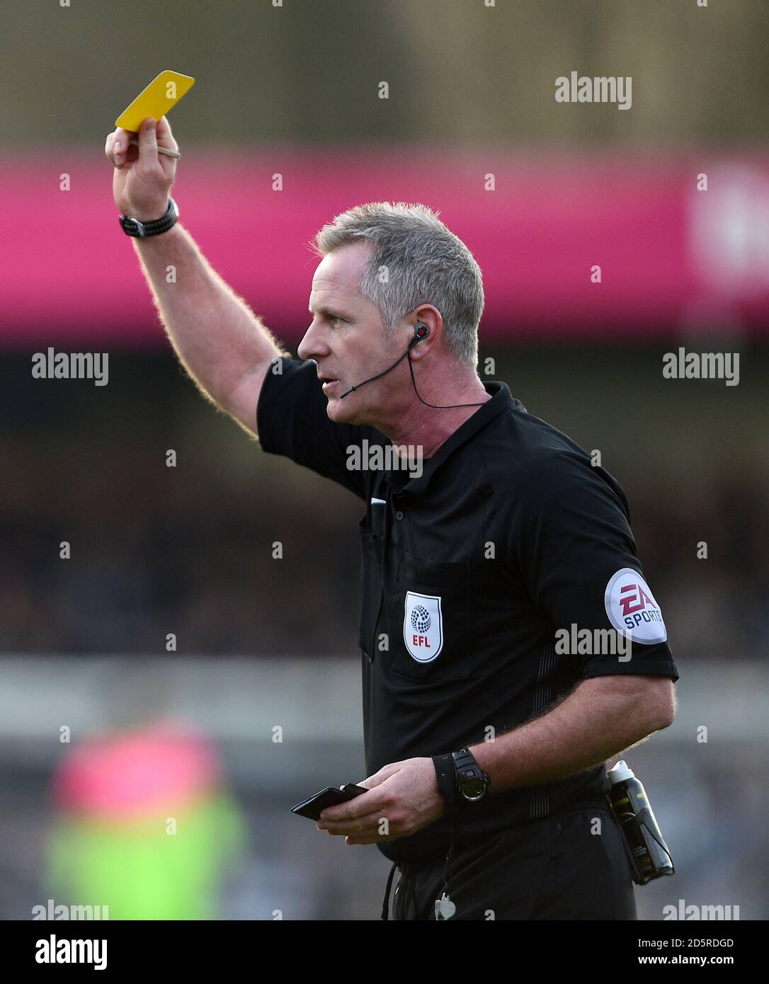 Referee Mark Heywood Stock Photo - Alamy