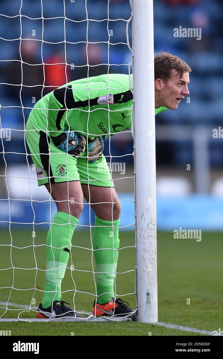 Luton Town goalkeeper Christian Walton Stock Photo - Alamy
