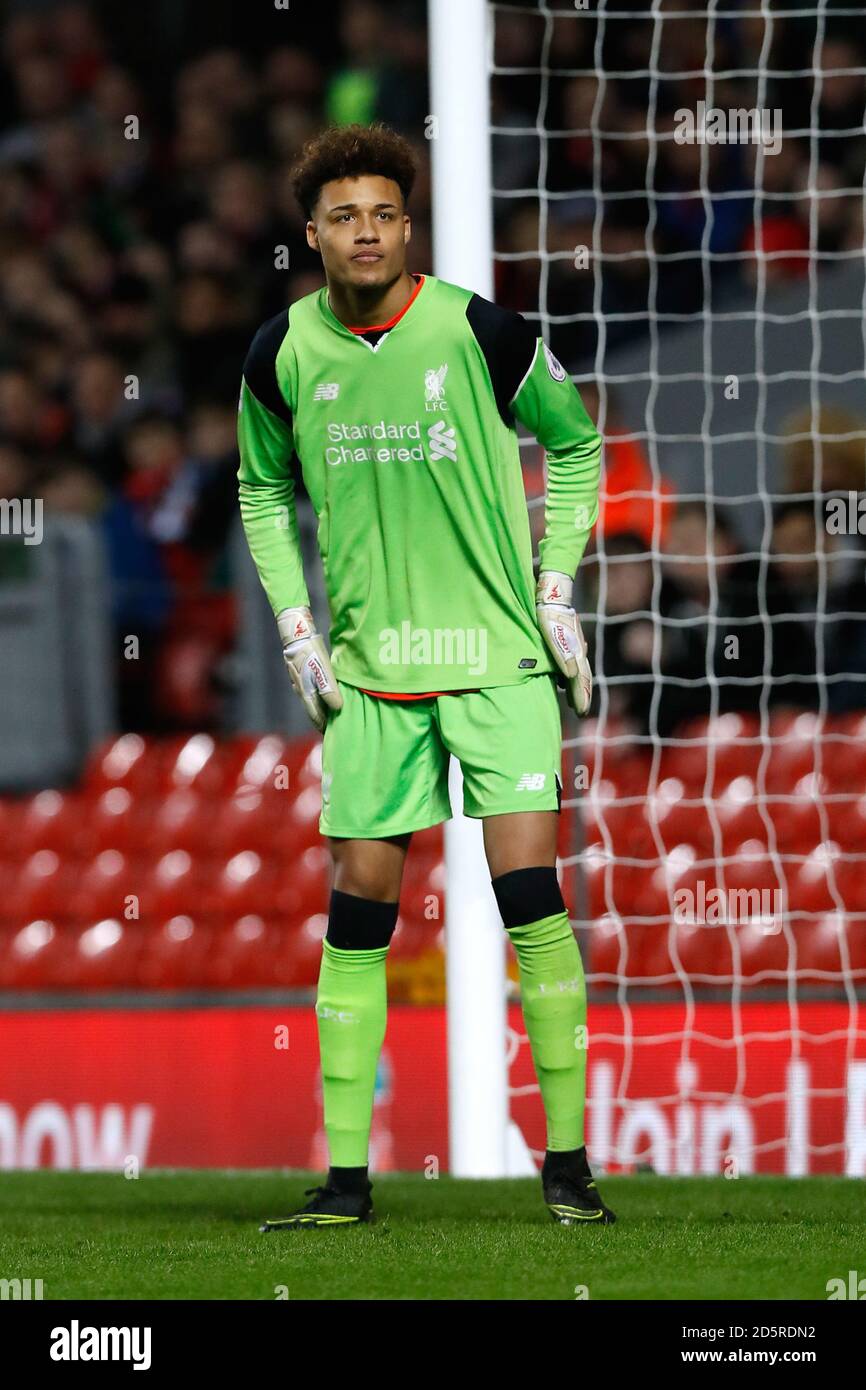 Liverpool goalkeeper Shamal George Stock Photo - Alamy