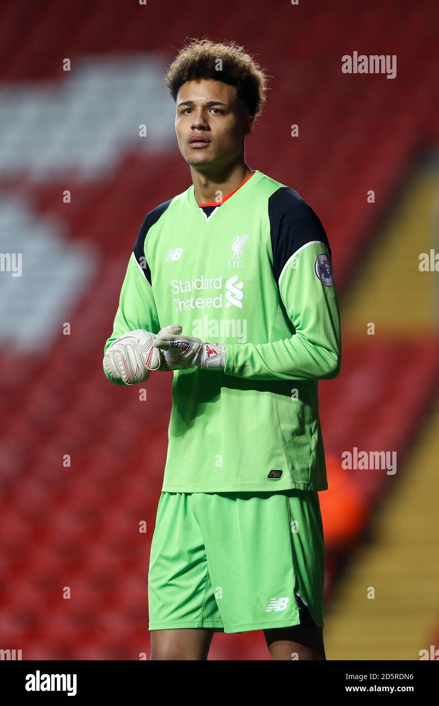 Liverpool goalkeeper Shamal George Stock Photo - Alamy