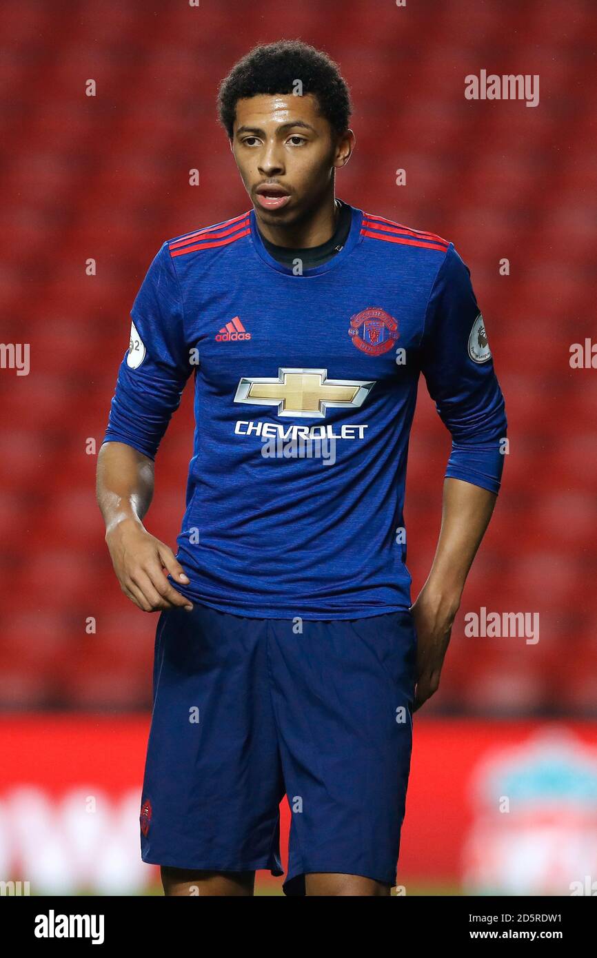 Manchester United's Devonte Redmond Stock Photo - Alamy