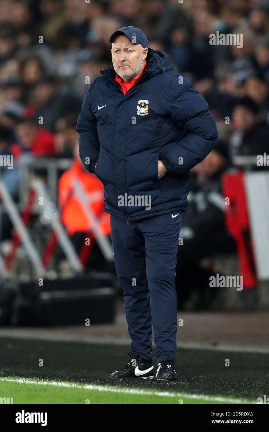 Coventry City manager Russell Slade Stock Photo - Alamy