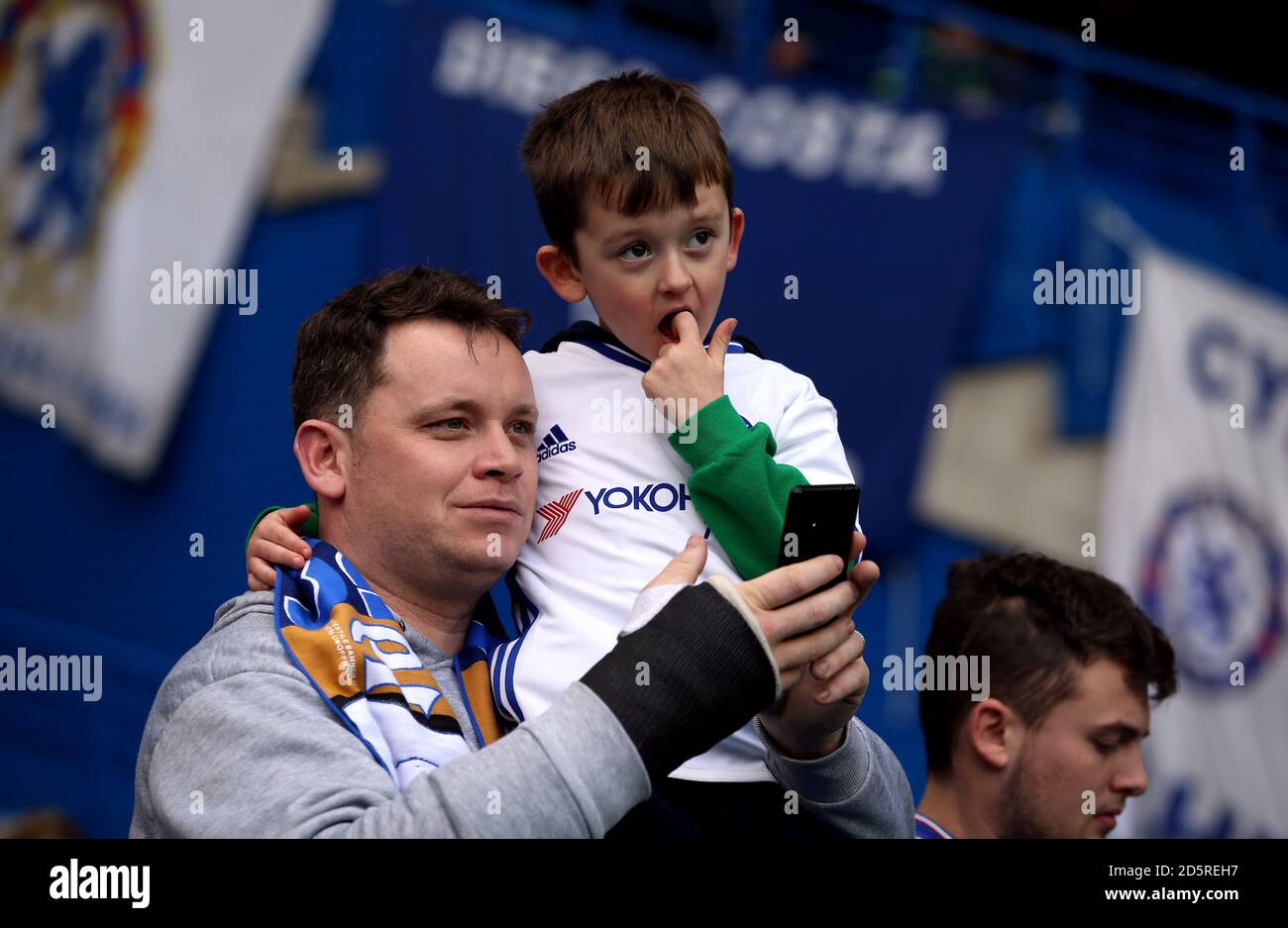 Chelsea football fans stands hi-res stock photography and images - Alamy