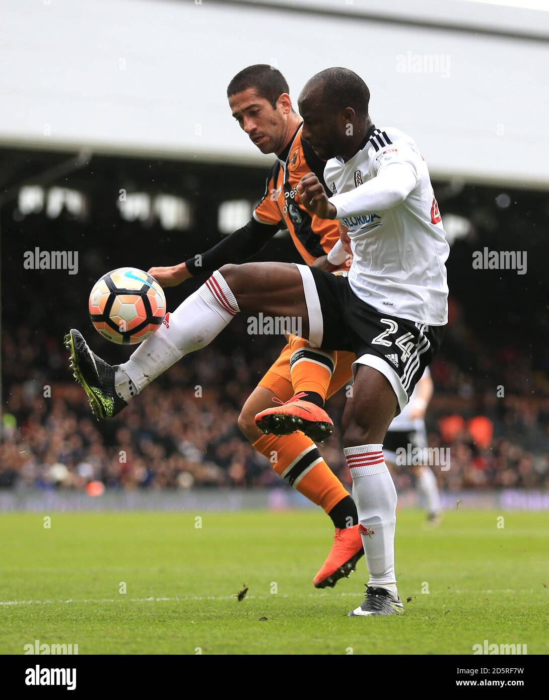 Hull citys goebel evandro battle hi-res stock photography and images ...