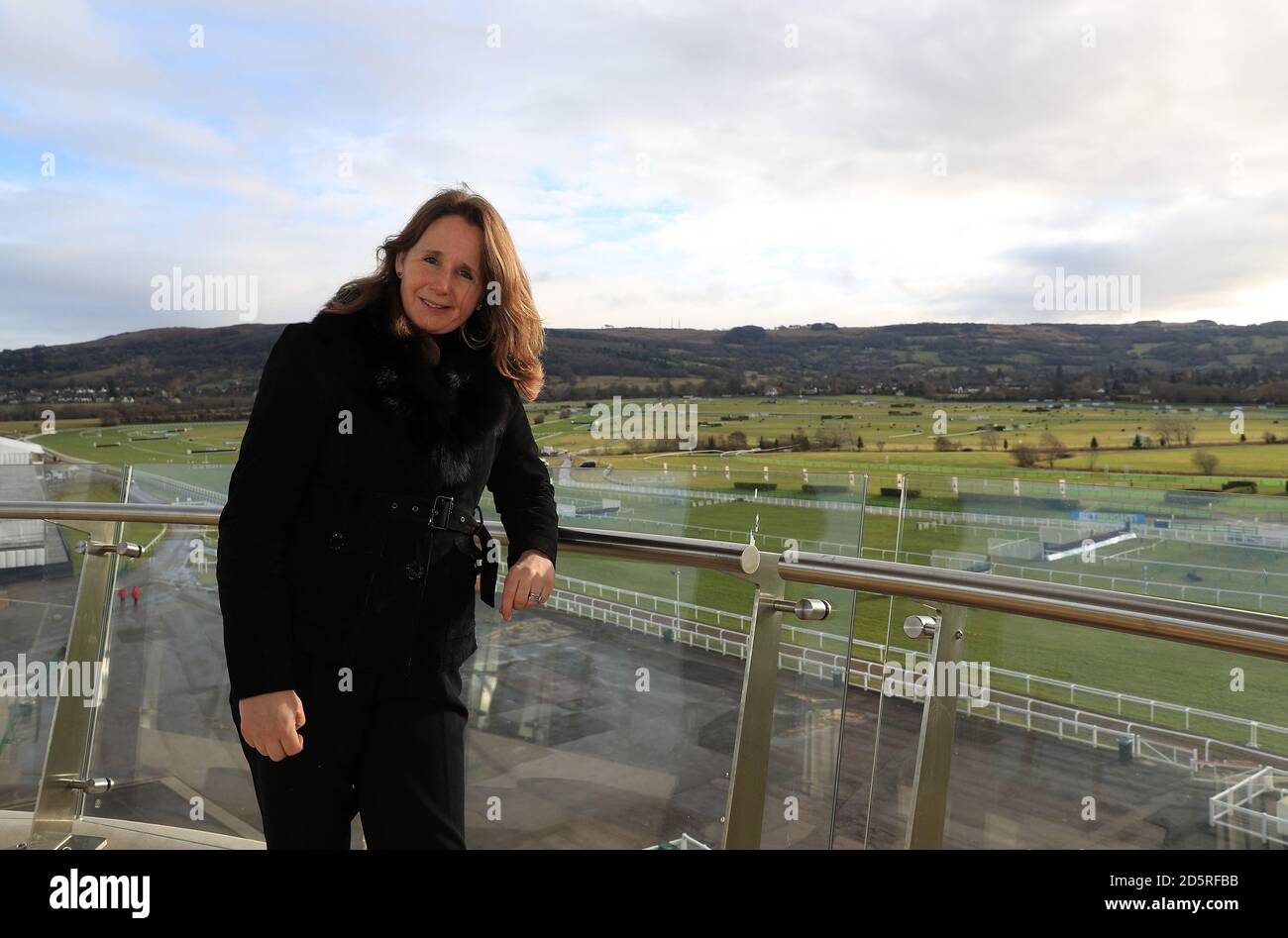 ITV Racing presenter Alice Plunkett during Festival Trials Day at ...